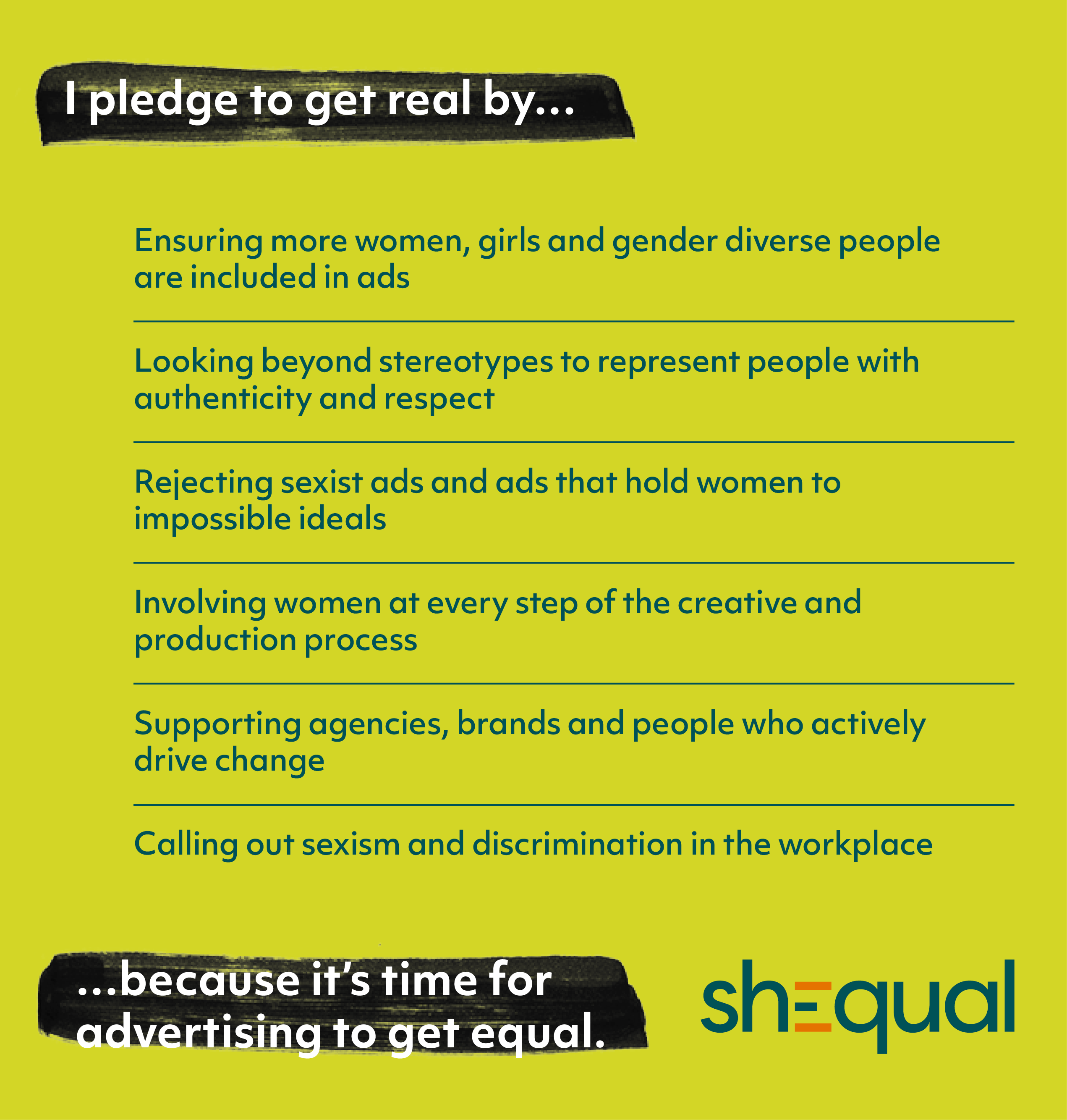 Gender Equality in Advertising: Get Involved - shEqual